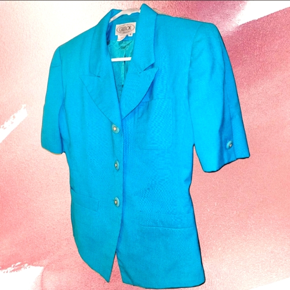 Gilmor | Jackets & Coats | Vintage 8s Teal Oversized Womens Padded ...